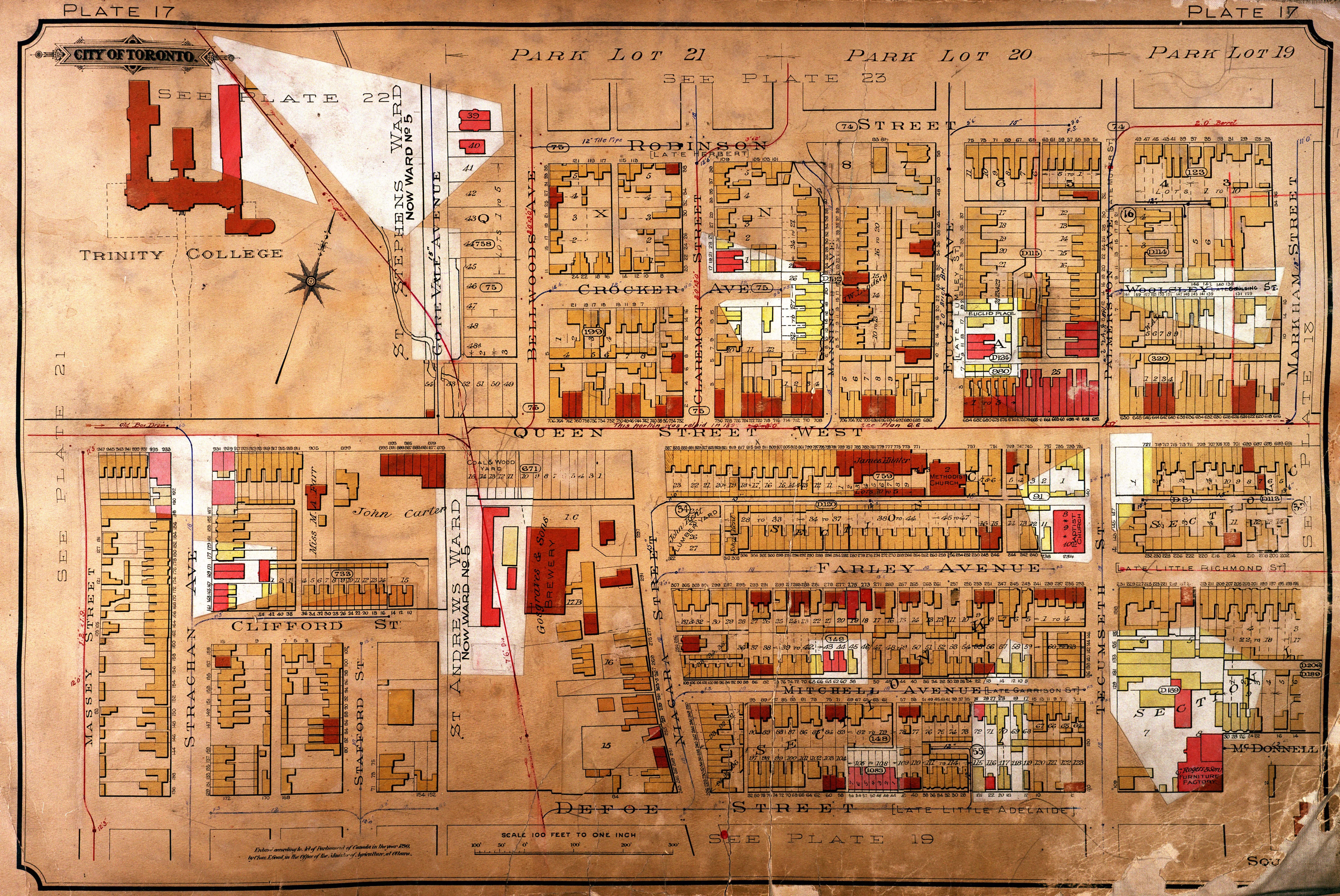 Fire Insurance Plans 1903 – City of Toronto