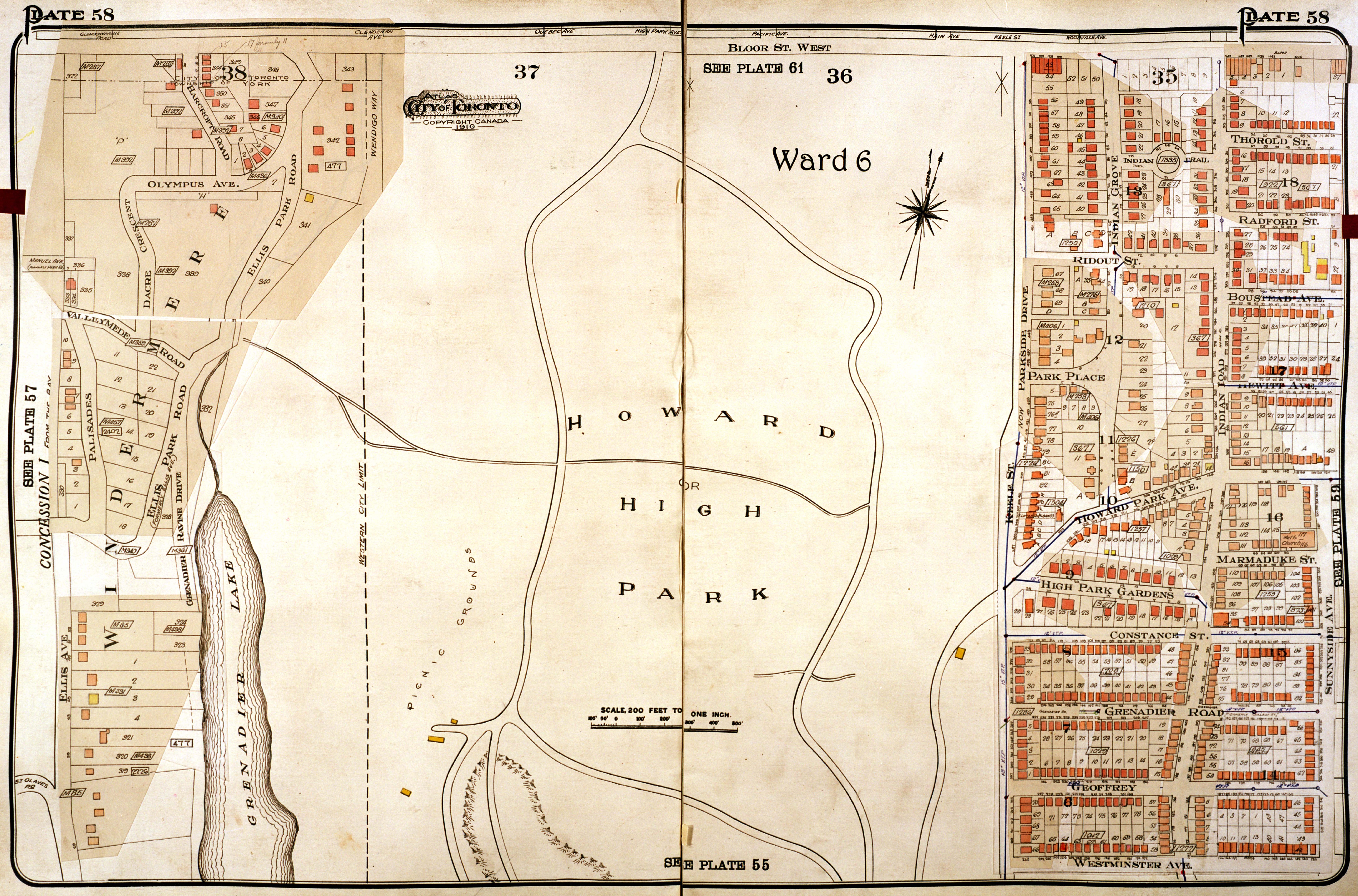 Fire Insurance Plans 1924 – City of Toronto