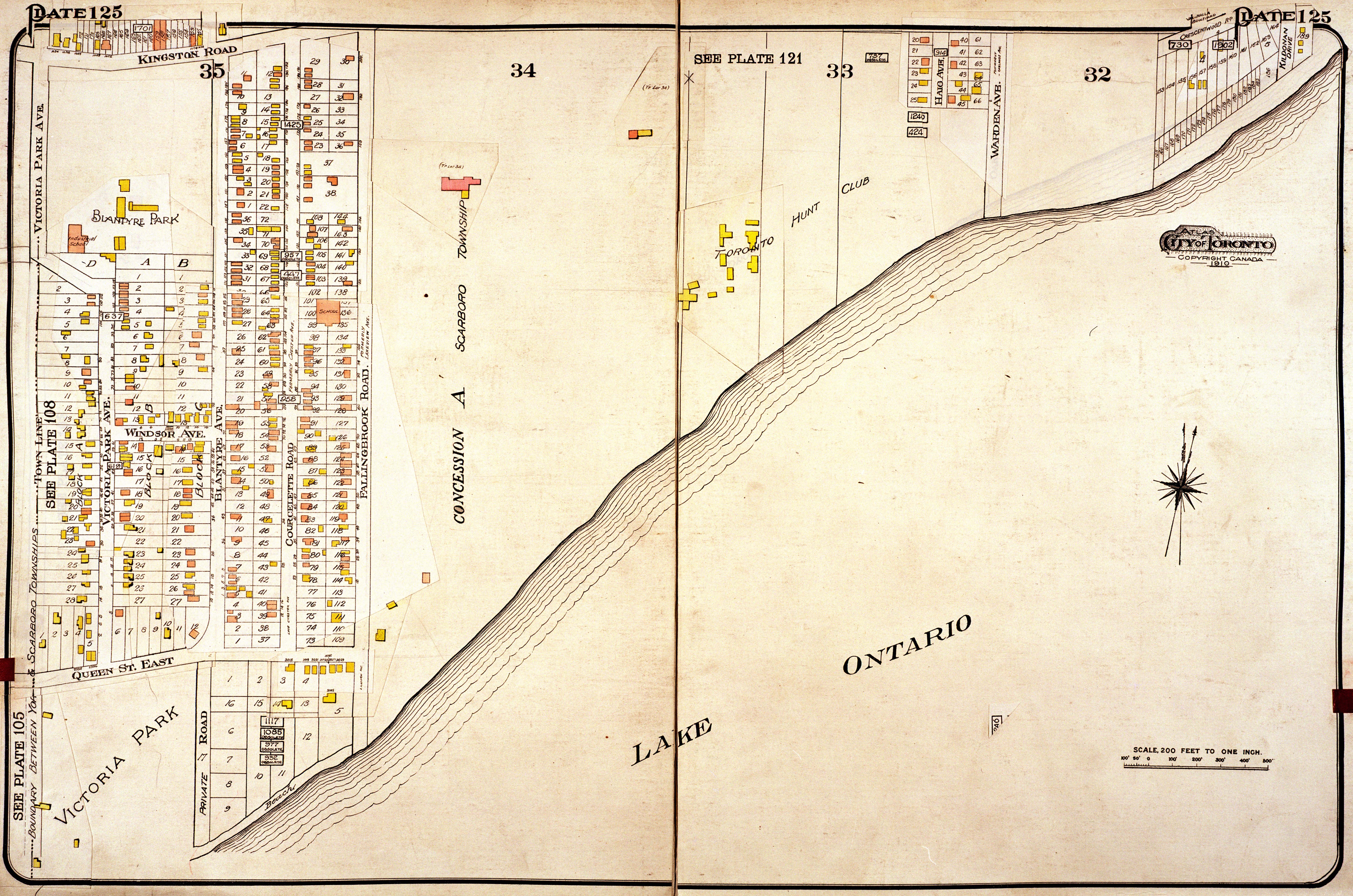 Fire Insurance Plans 1924 – City of Toronto