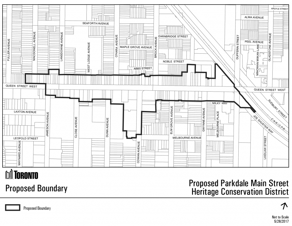 Overview: Parkdale Main Street HCD Plan – City of Toronto