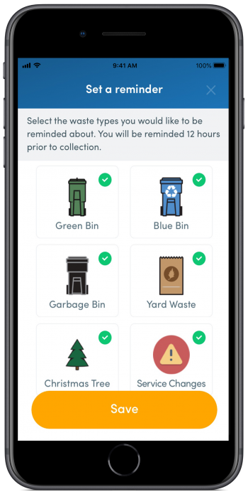 TOwaste App – City of Toronto