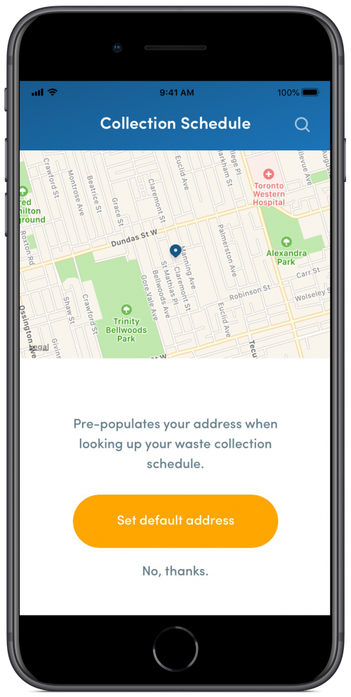 TOwaste App – City of Toronto