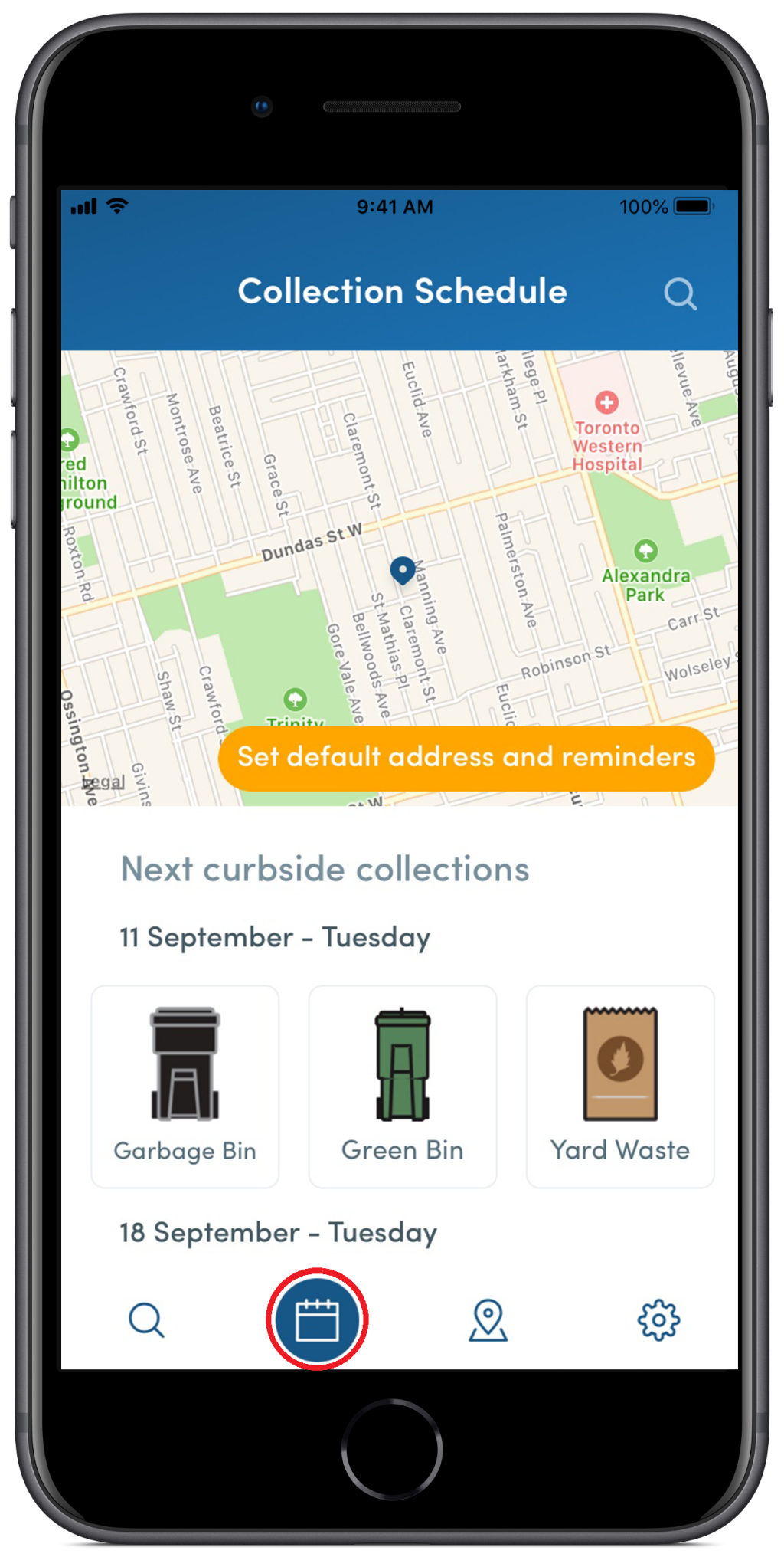 TOwaste App – City of Toronto