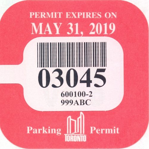 Residential On-Street Parking – City of Toronto