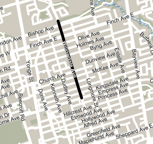 Willowdale Ave. Reconstruction & Cycle Tracks from Bishop Ave. to ...