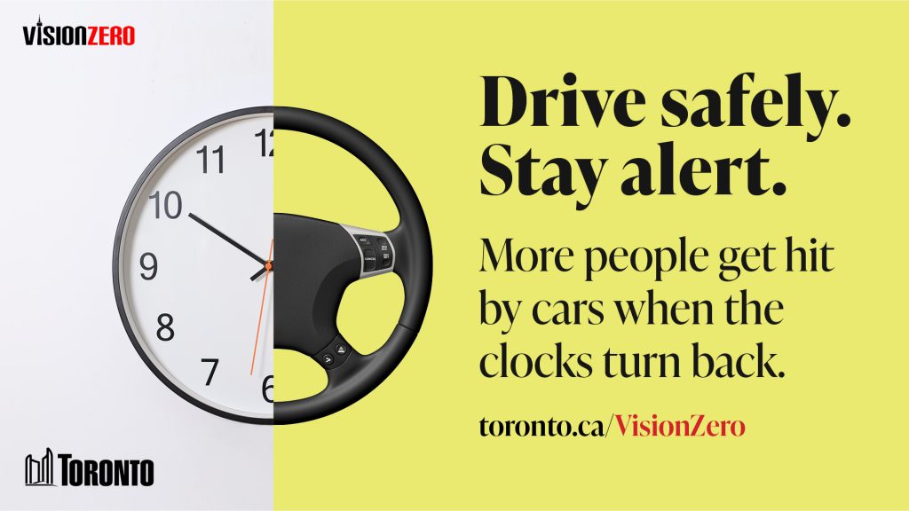 End of Daylight Saving Time – City of Toronto