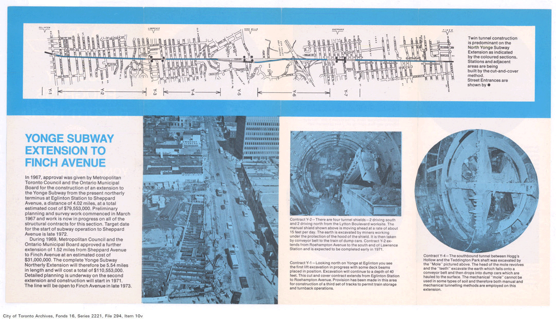 Yonge Subway Northern Extension – City of Toronto