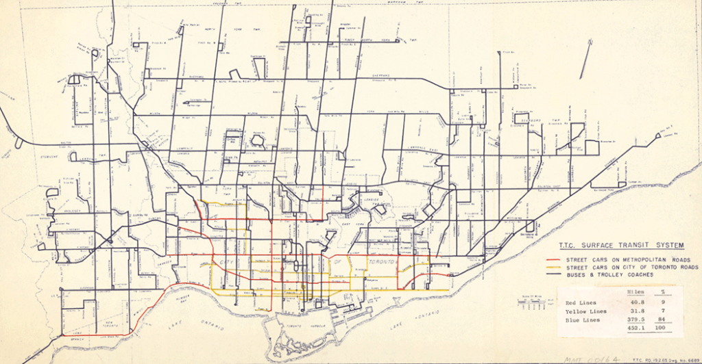 Side Stories – TTC Route Maps – City of Toronto
