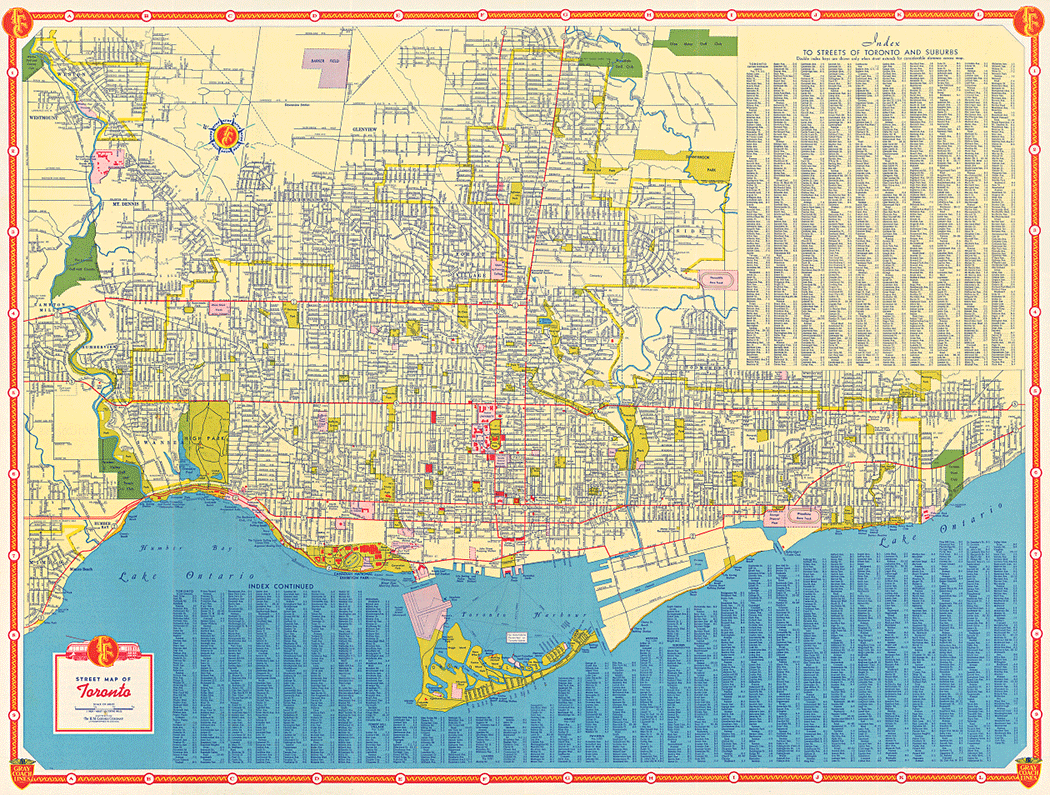 Side Stories – TTC Route Maps – City of Toronto