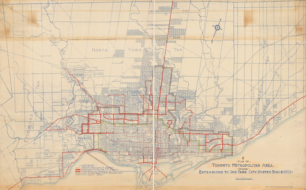 Side Stories – TTC Route Maps – City of Toronto