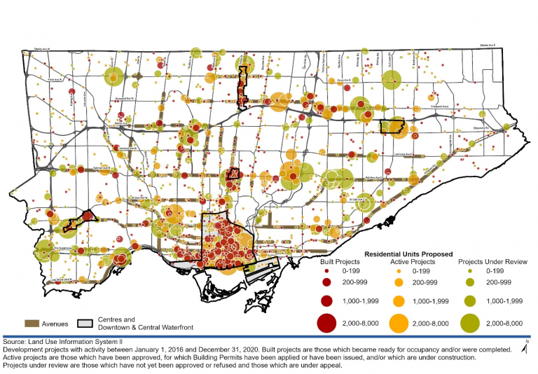 Development Pipeline – City of Toronto
