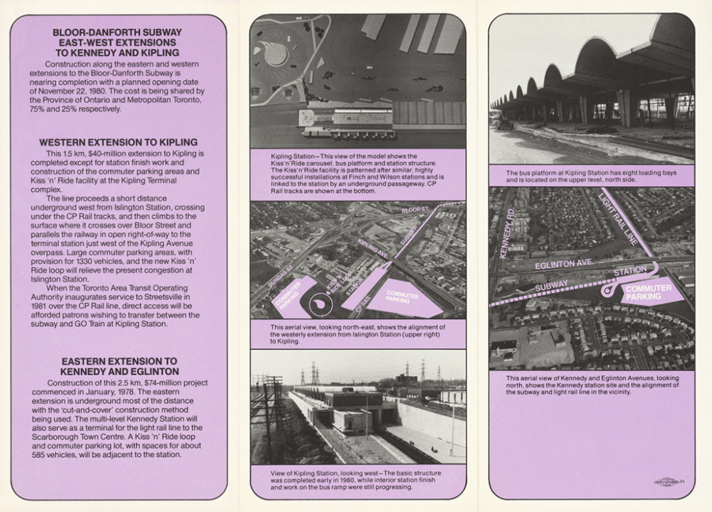 Bloor-Danforth-University Subway – Kipling and Kennedy extensions ...