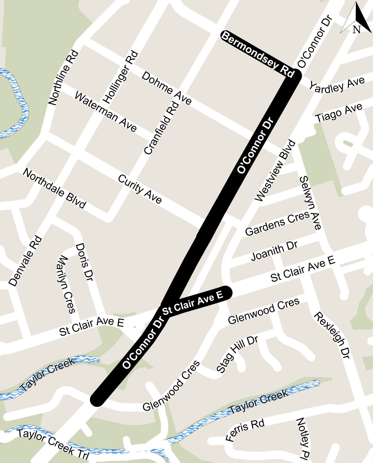 O’Connor Drive Improvements – City of Toronto
