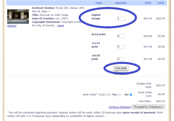 How to Order Photographs Online – City of Toronto