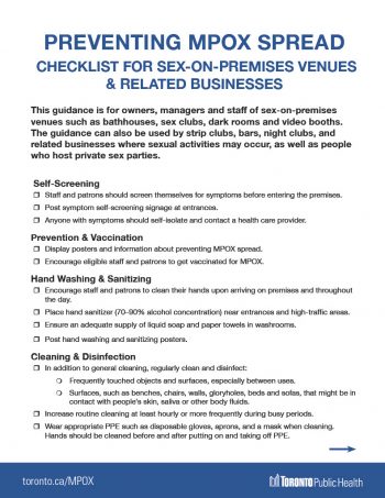 MPOX – City of Toronto