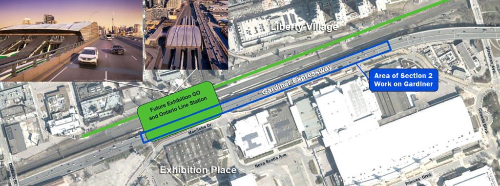 Section 2: Dufferin Street to Strachan Avenue – City of Toronto