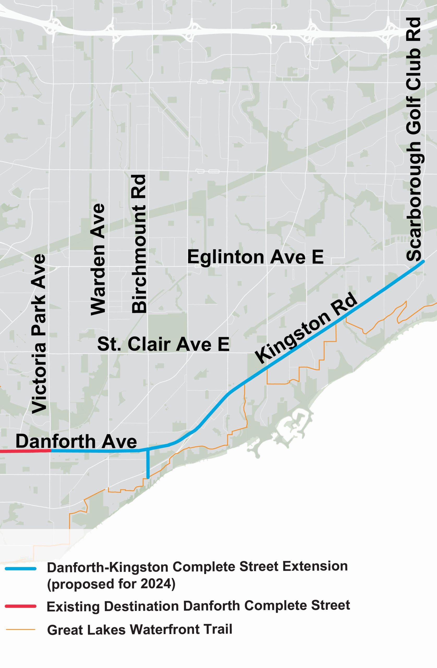 Danforth-Kingston Complete Street Extension – City of Toronto