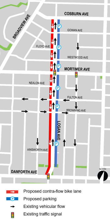 Leaside Bridge to Danforth Avenue Cycling Connections – City of Toronto