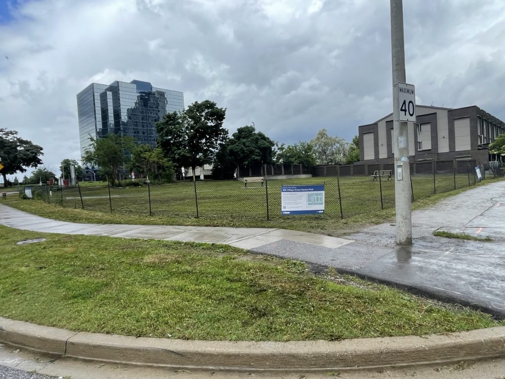 New Park at 335 Village Green Square – City of Toronto