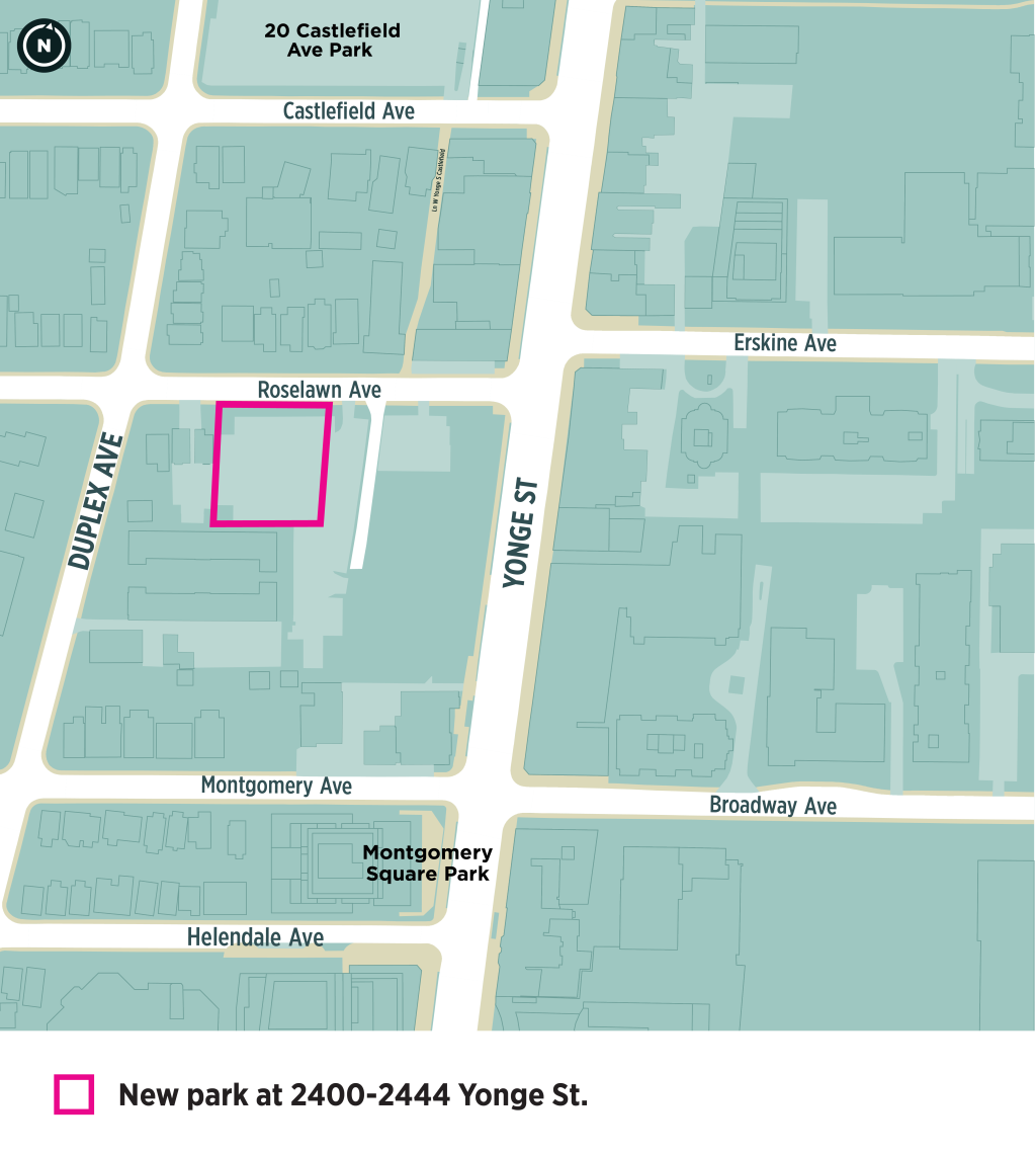 New Park at 2400 Yonge Street – City of Toronto