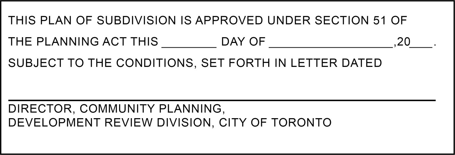 Application Support Material: Terms of Reference – City of Toronto