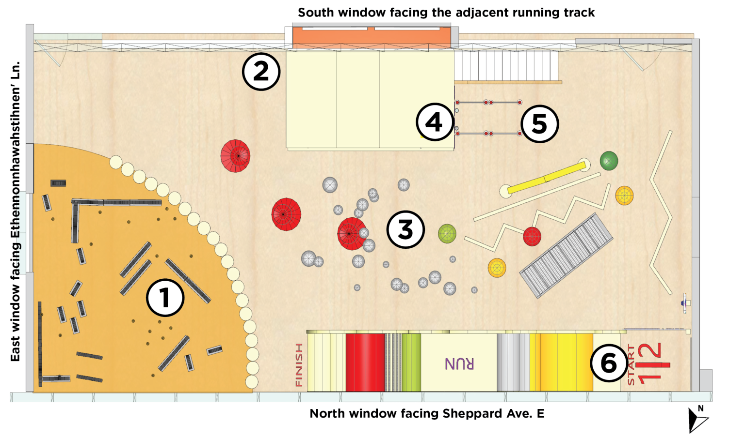 Ethennonnhawahstihnen’ Community Recreation Centre Indoor Play Space ...