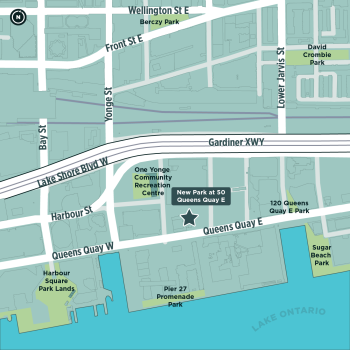 New Park at 50 Queens Quay East – City of Toronto