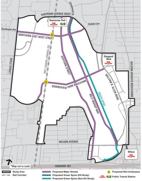 Downsview Major Streets Environmental Assessment – City of Toronto
