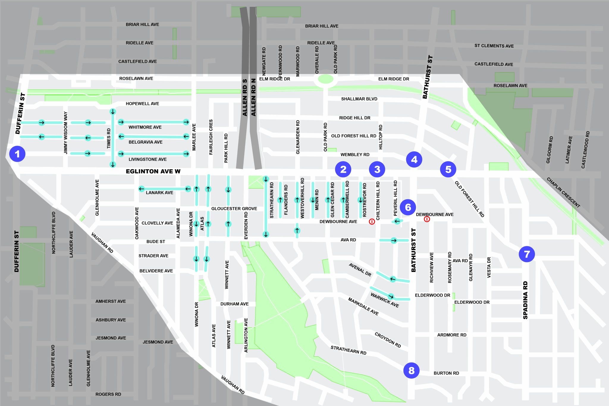 Eglinton & Allen Intersection Study – City of Toronto